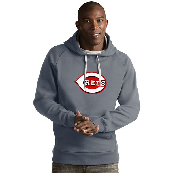 Men's Antigua Cincinnati Reds Victory Logo Hoodie