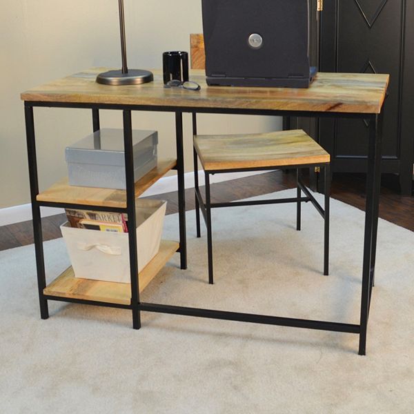 Carolina Living Brayden Modern Rustic Desk