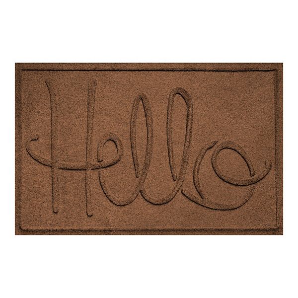 Waterhog ''Hello'' Indoor Outdoor Mat - 23'' x 35''