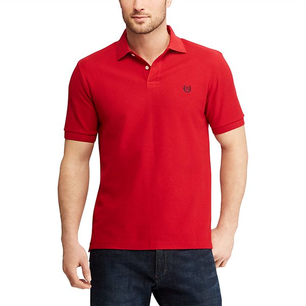 Men's Chaps Stretch Solid Pique Polo