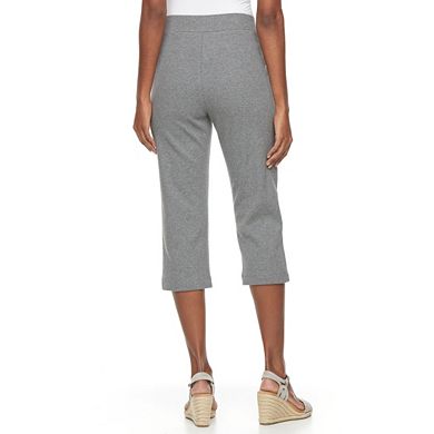 Women's Croft & Barrow® Pull-On Knit Capris