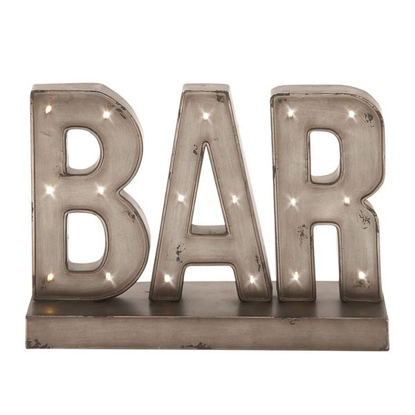 Stella & Eve ''Bar'' LED Sign Table Decor
