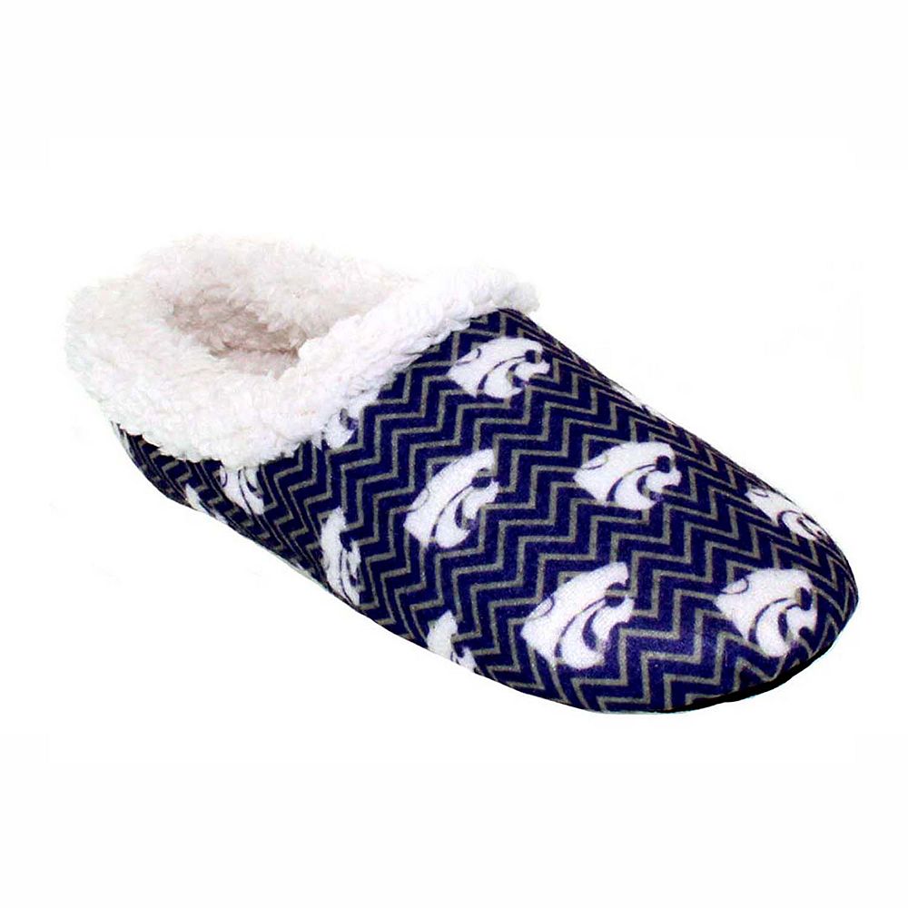 Women's Comfy Feet Kansas State Wildcats Chevron Slippers