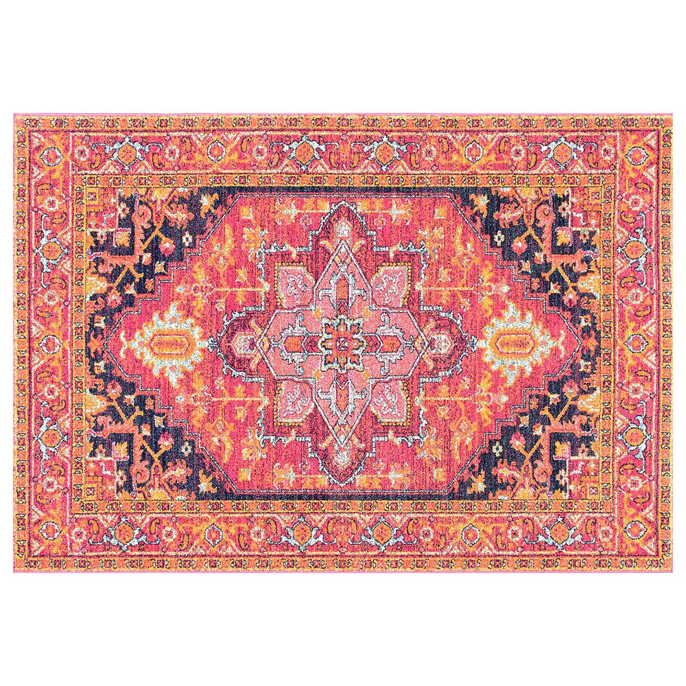 nuLOOM Bodrum Fancy Persian Vonda Framed Floral Rug