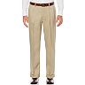 Men's Savane Straight-Fit Stretch Crosshatch Pleated Dress Pants