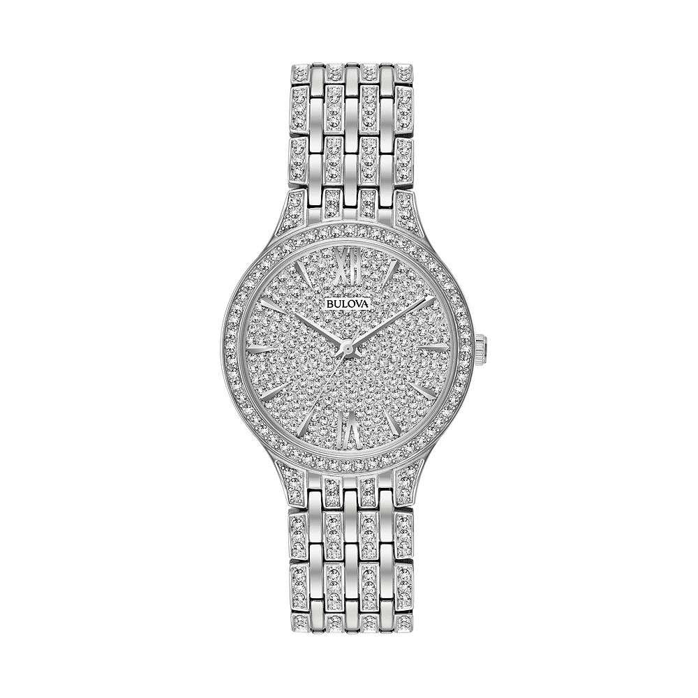 Bulova Women's Crystal Stainless Steel Watch - 96L243