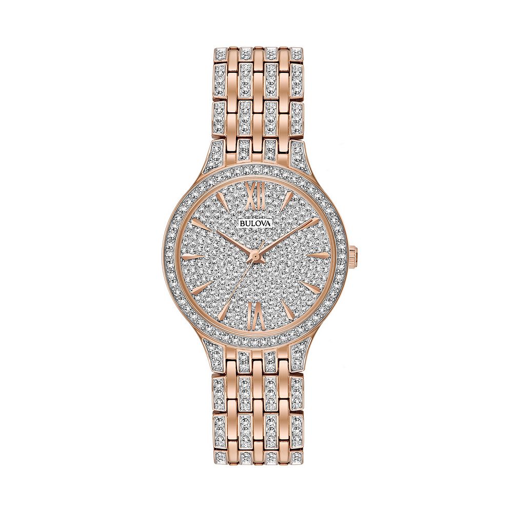Bulova Women's Crystal Stainless Steel Watch - 98L235