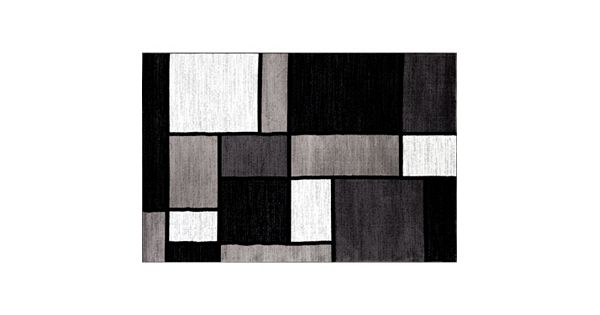 World Rug Gallery Alpine Contemporary Modern Boxes Rug