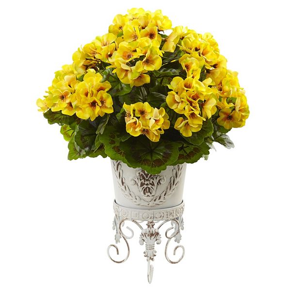 nearly natural Artificial Geranium Arrangement