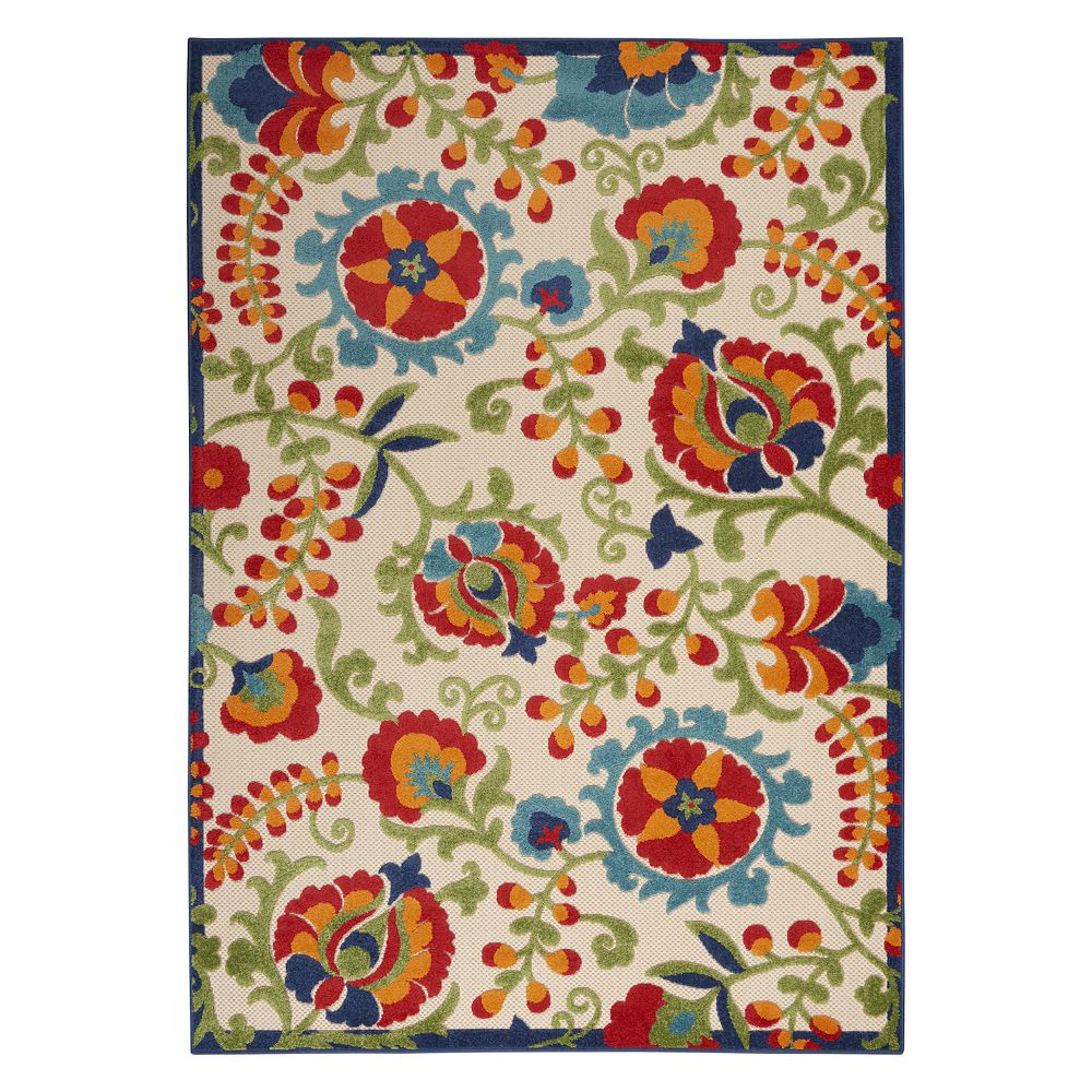 Nourison Aloha Floral Frenzy Indoor Outdoor Rug