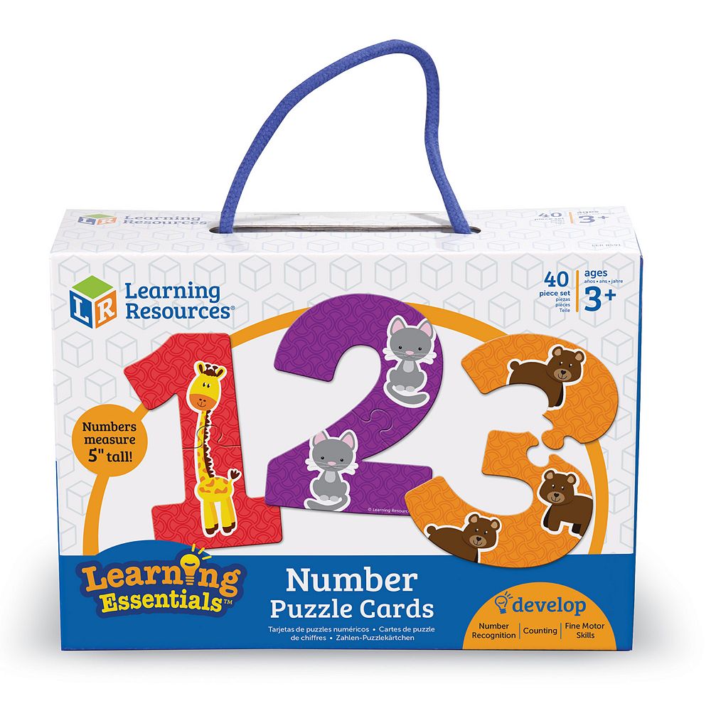 Learning Resources Number Puzzle Cards