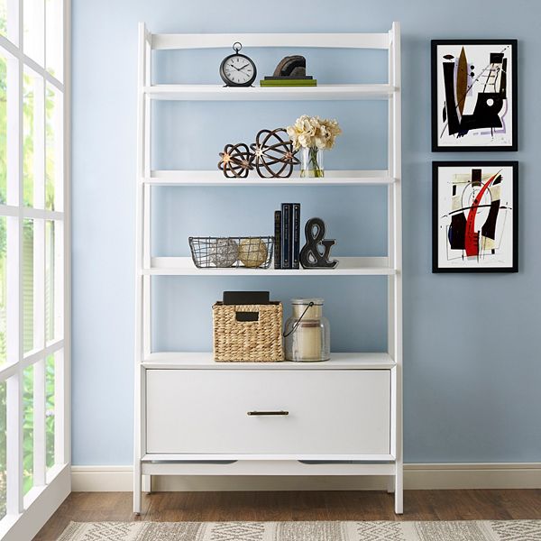 Crosley Furniture Landon Small Ladder Bookshelf