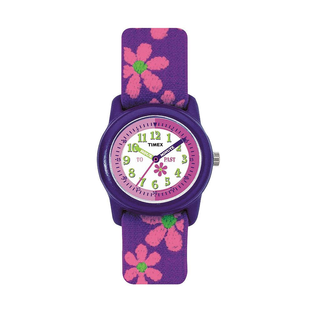 Timex® Kids' Time Teacher Flowers Watch - T890229