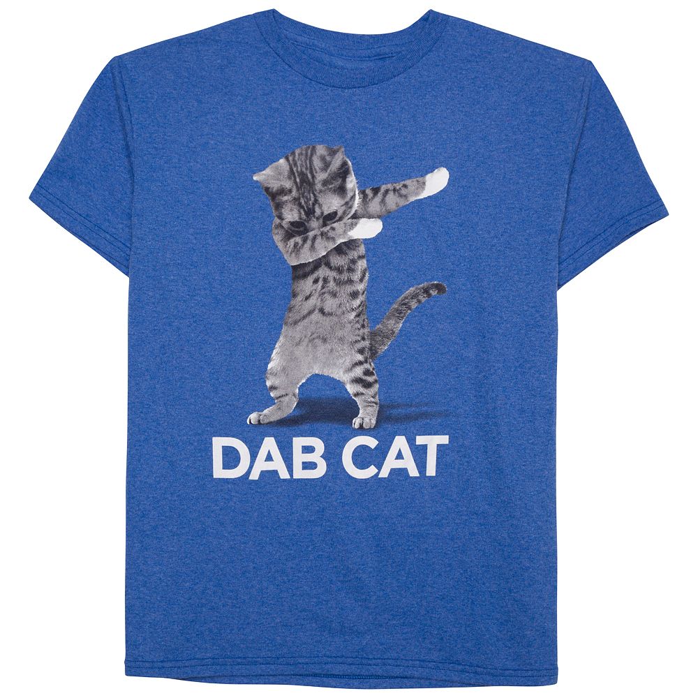 Boys 8-20 Dab Cat Tee