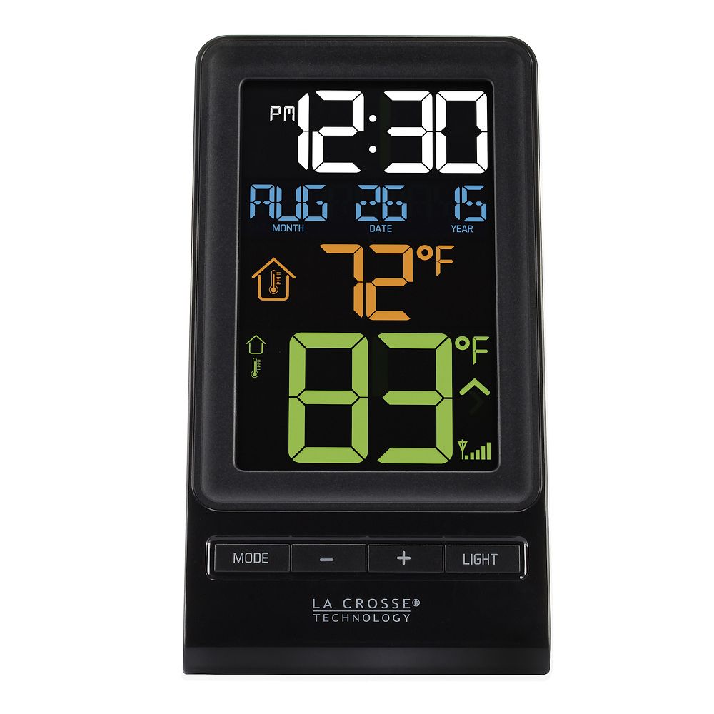 La Crosse Technology Wireless Color LCD Thermometer with Indoor ...