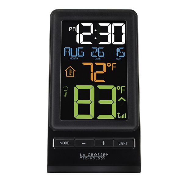 La Crosse Technology Wireless Color LCD Thermometer with Indoor ...