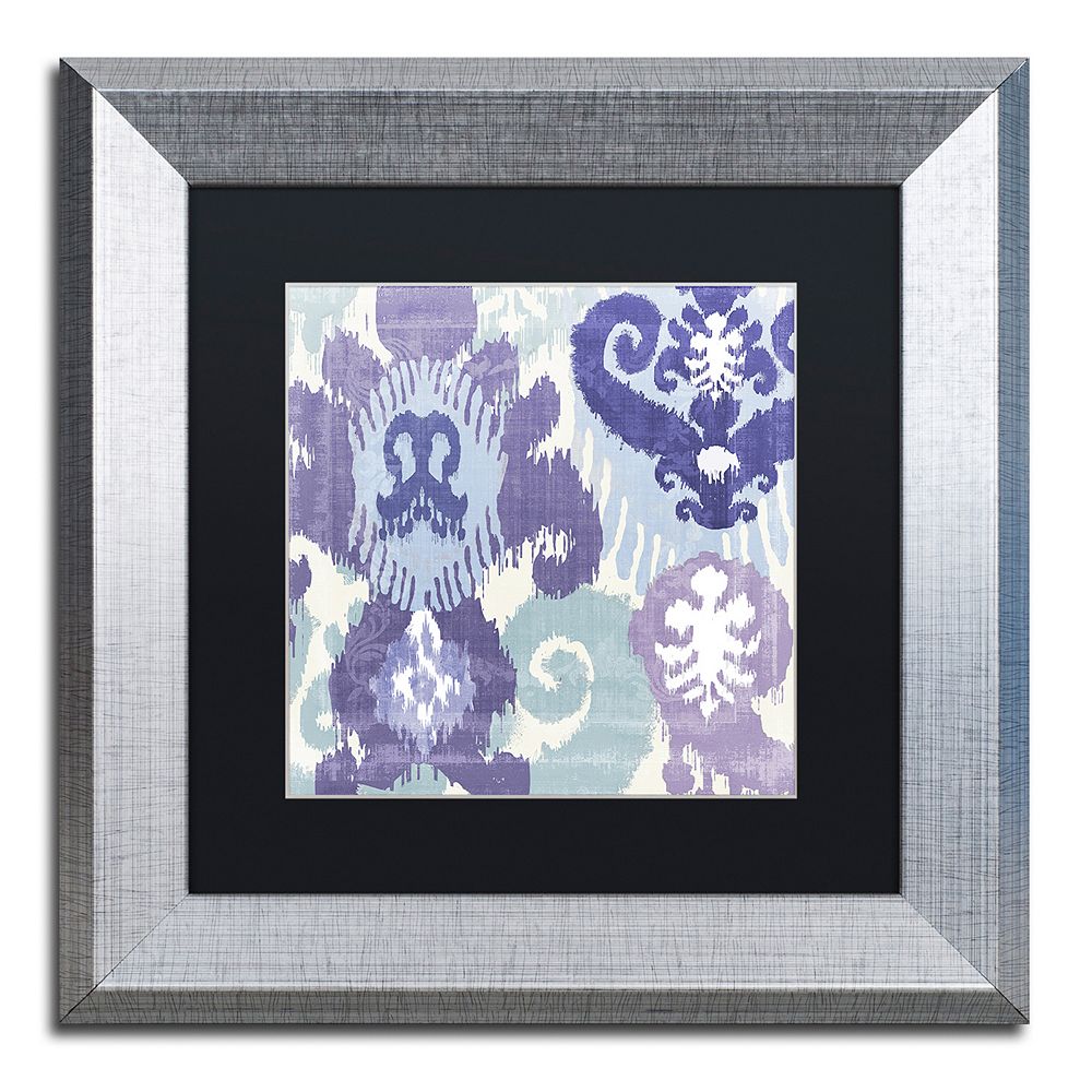 Trademark Fine Art Blue Curry I Framed Wall Art