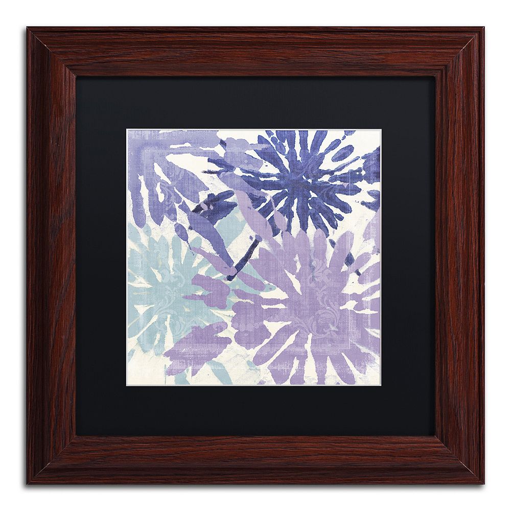 Trademark Fine Art Blue Curry II Traditional Framed Wall Art