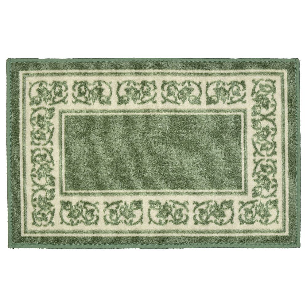 Madison Floral Framed Rug