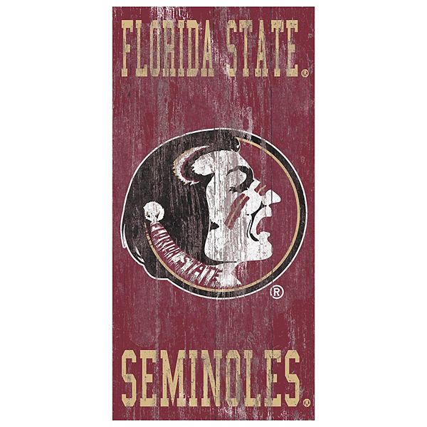 Florida State Seminoles Heritage Logo Wall Sign