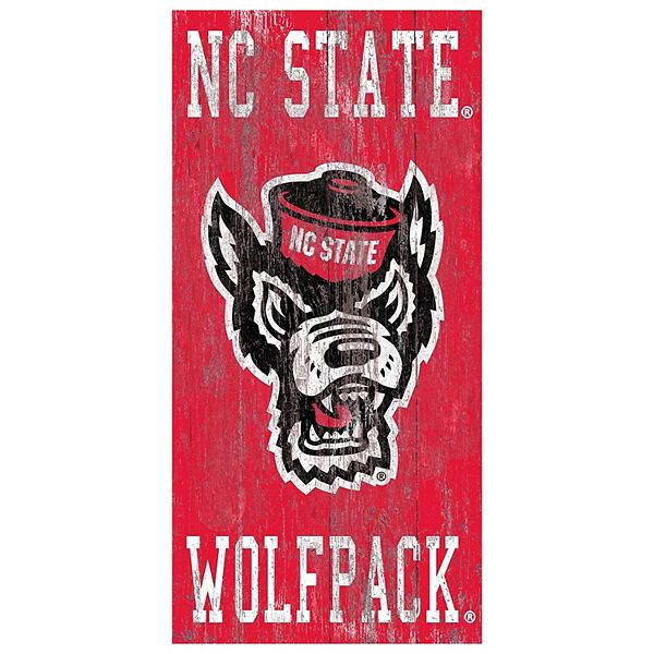 North Carolina State Wolfpack Heritage Logo Wall Sign
