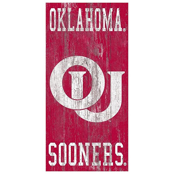 Oklahoma Sooners Heritage Logo Wall Sign
