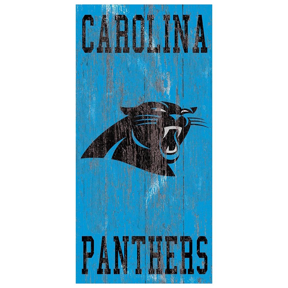 Carolina Panthers Heritage Logo Wall Sign