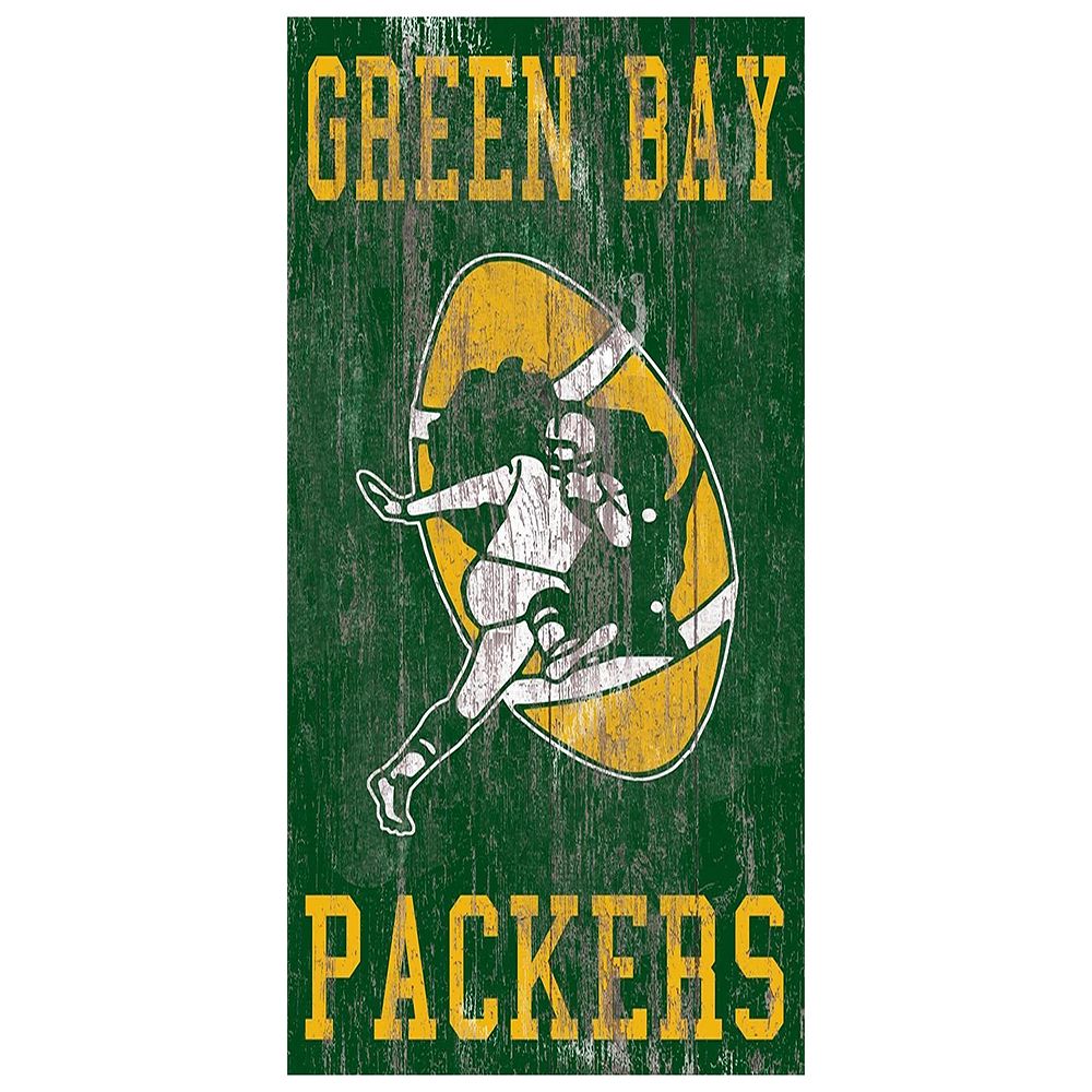 Green Bay Packers Heritage Logo Wall Sign