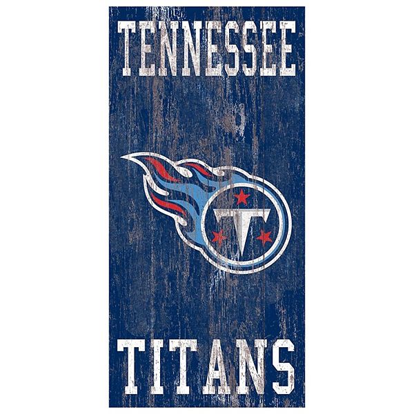 Tennessee Titans Heritage Logo Wall Sign