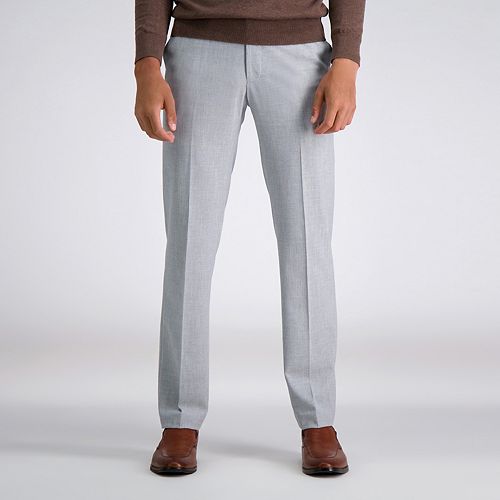 Mens Jm Haggar Premium Slim Fit 4 Way Stretch Flat Front Dress Pants