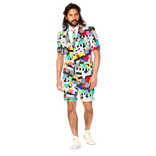 Men's OppoSuits Slim-Fit Novelty Suit & Tie Set Men's OppoSuits Slim-Fit Novelty Suit & Tie Set
