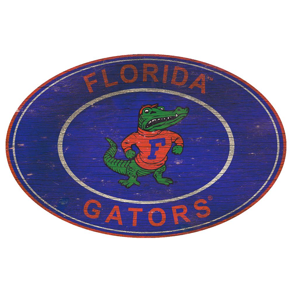 Florida Gators Heritage Oval Wall Sign
