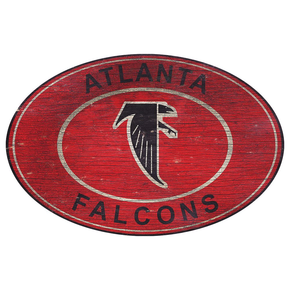 Atlanta Falcons Heritage Oval Wall Sign
