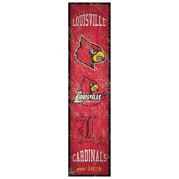 Louisville Cardinals Heritage Banner Wall Art