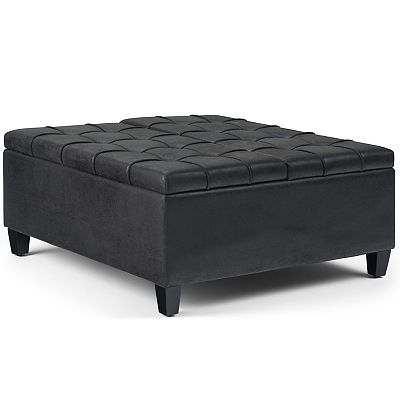 Simpli Home Harrison Coffee Storage Ottoman