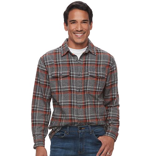 Men's SONOMA Goods for Life™ Plaid Flannel Button-Down Shirt