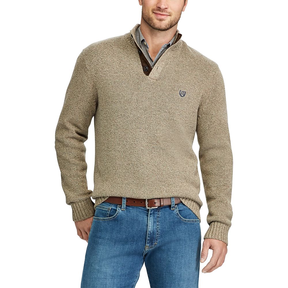 Men's Chaps Classic-Fit Mockneck Sweater