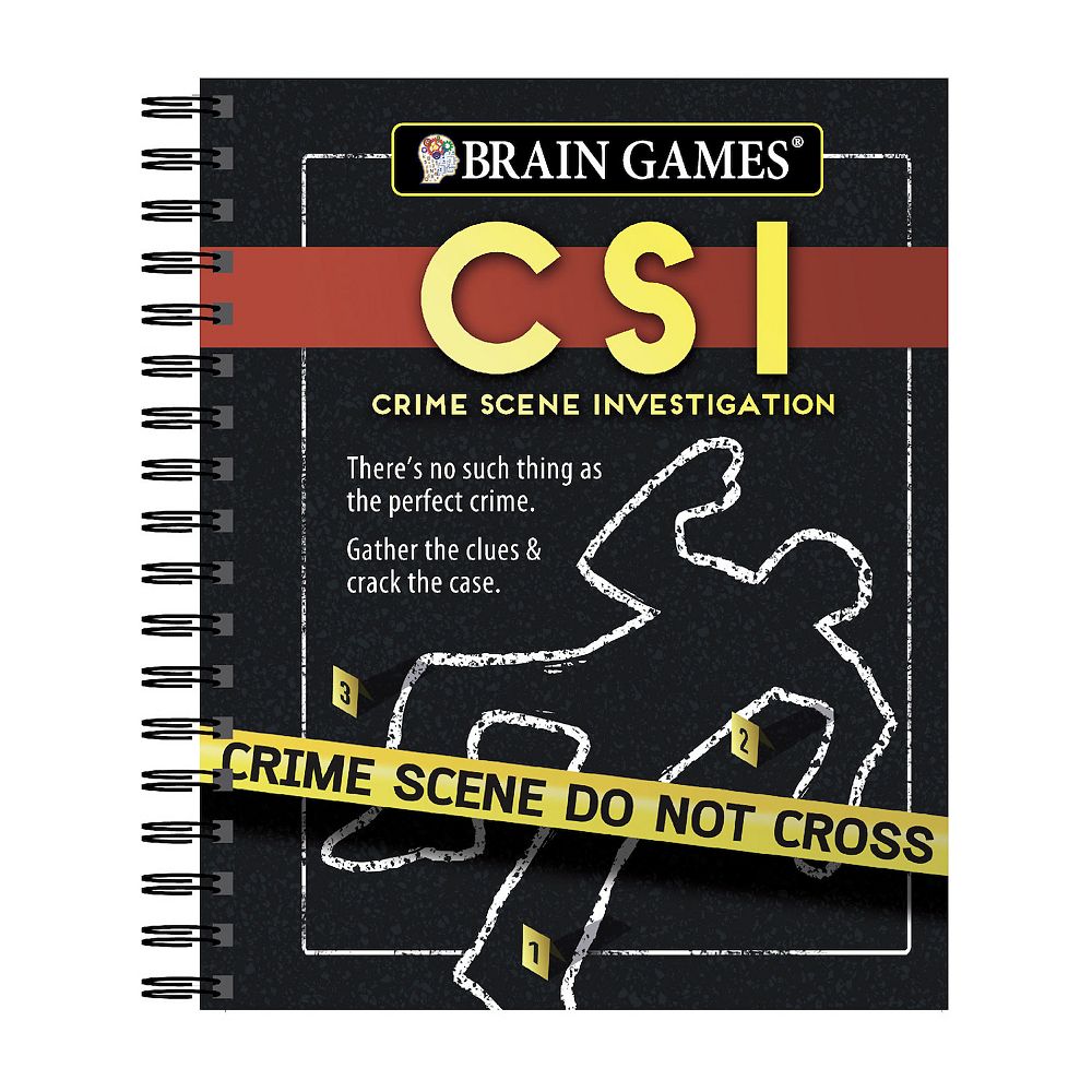Brain Games CSI Book by Publications International, Ltd.