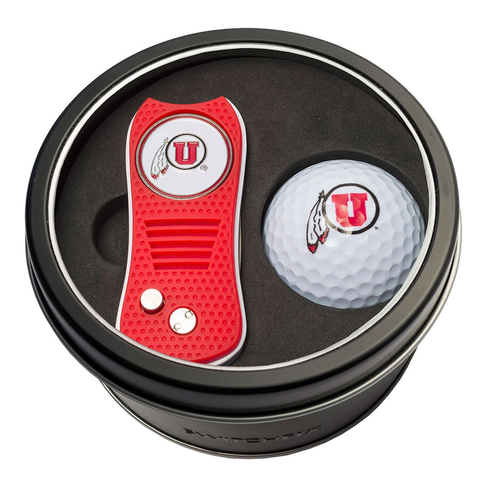 Team Golf Utah Utes Switchfix Divot Tool & Golf Ball Set