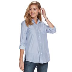 Womens Long Sleeve Shirts & Blouses - Tops, Clothing | Kohl's