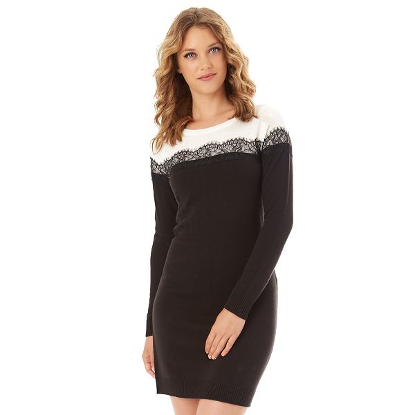 Women's Apt. 9® Lace Sweater Dress