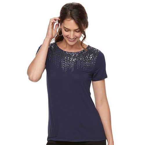 Women's Apt. 9® Embellished Tee