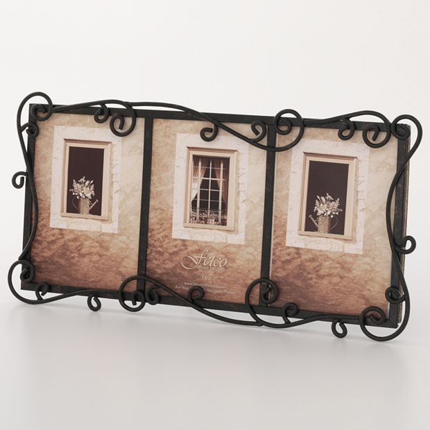 Large Wrought Iron Picture Frames Vintage Wrought Iron Frame Light