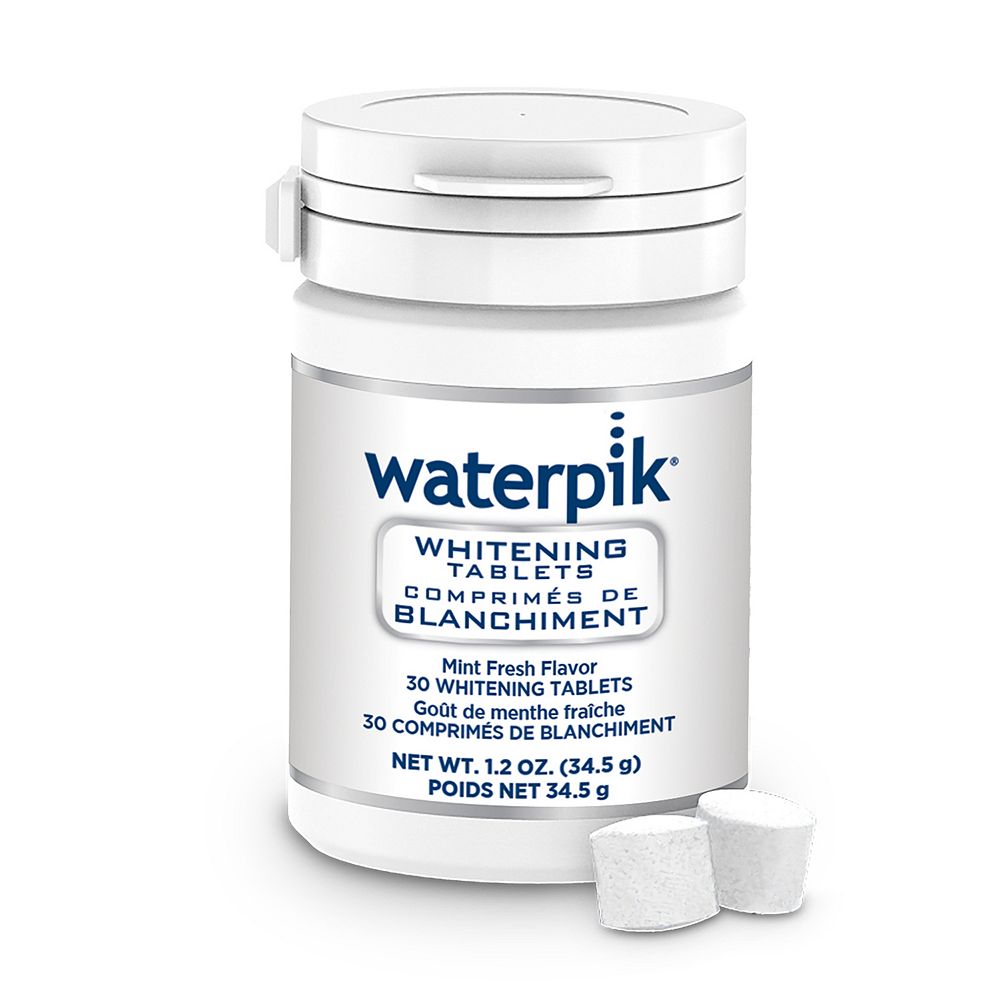 Waterpik Whitening Water Flosser Tablets Refill Bottle 30-pk.