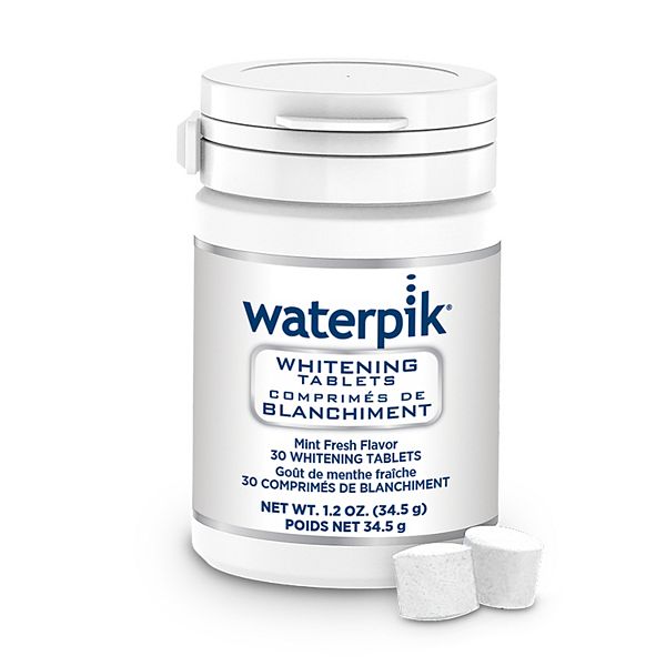 Waterpik Whitening Water Flosser Tablets Refill Bottle 30-pk.