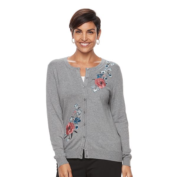 Women's Croft & Barrow® Button-Down Cardigan