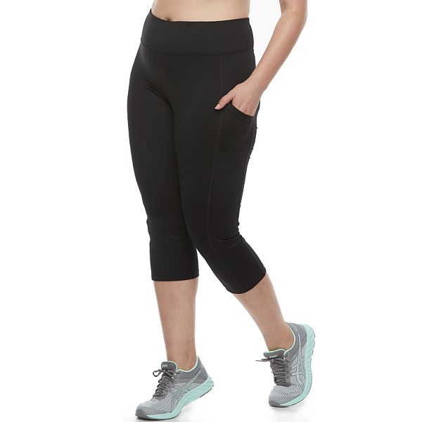 Plus Size Tek Gear® Performance Side-Pocket Capris