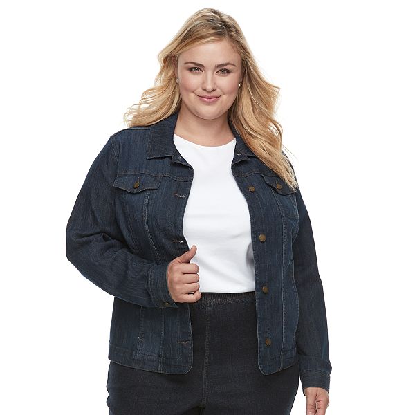 Plus Size Croft & Barrow® Jean Jacket