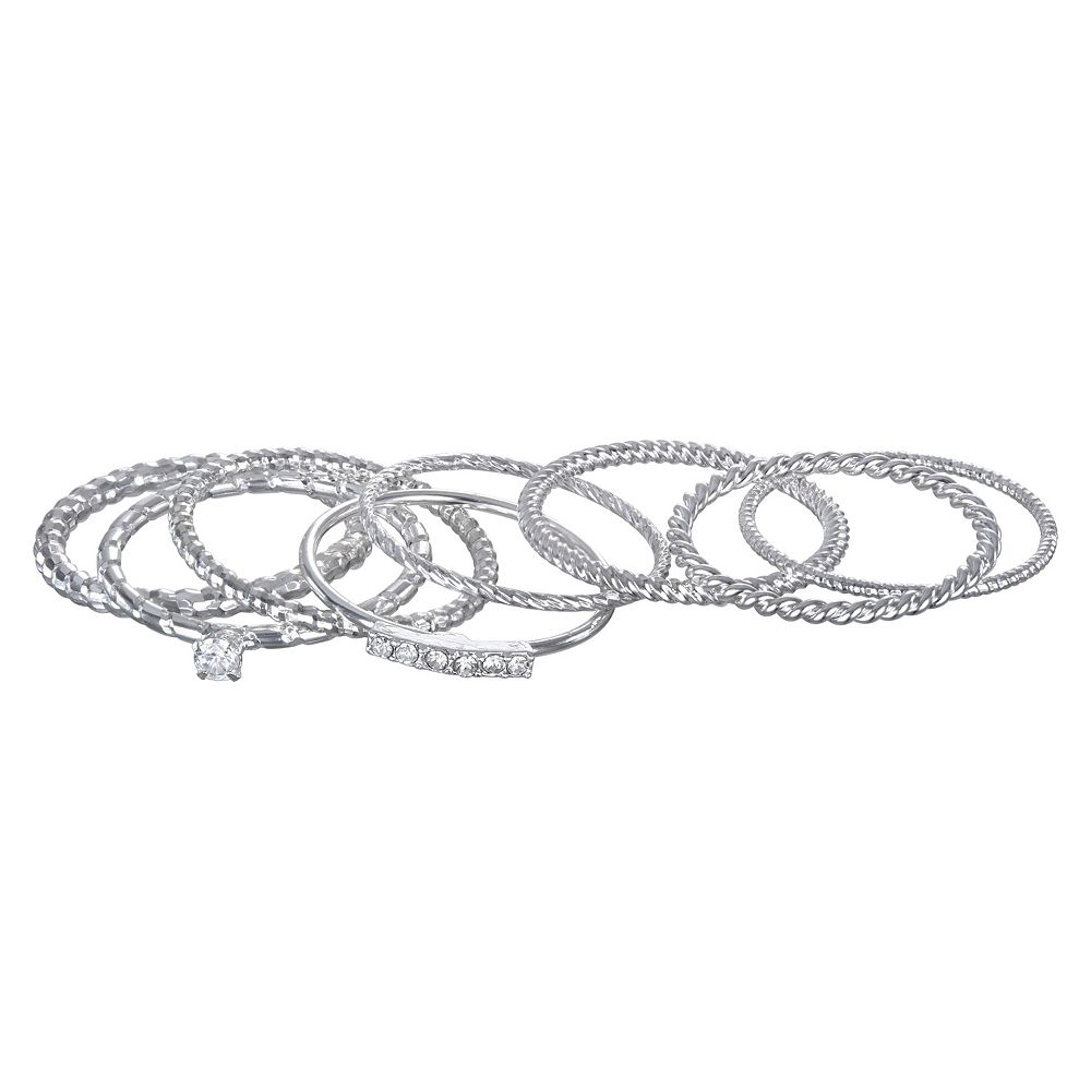 LC Lauren Conrad Twist Stack Ring Set