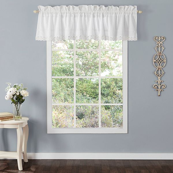 Laura Ashley Lifestyles Annabella Crochet Window Valance